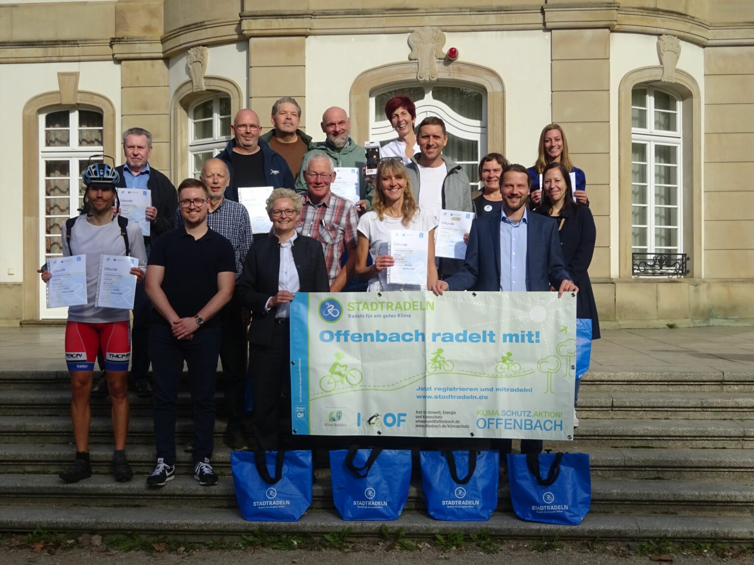 STADTRADELN 2022 in Offenbach / Bürgermeisterin Sabine Groß ehrt die ...