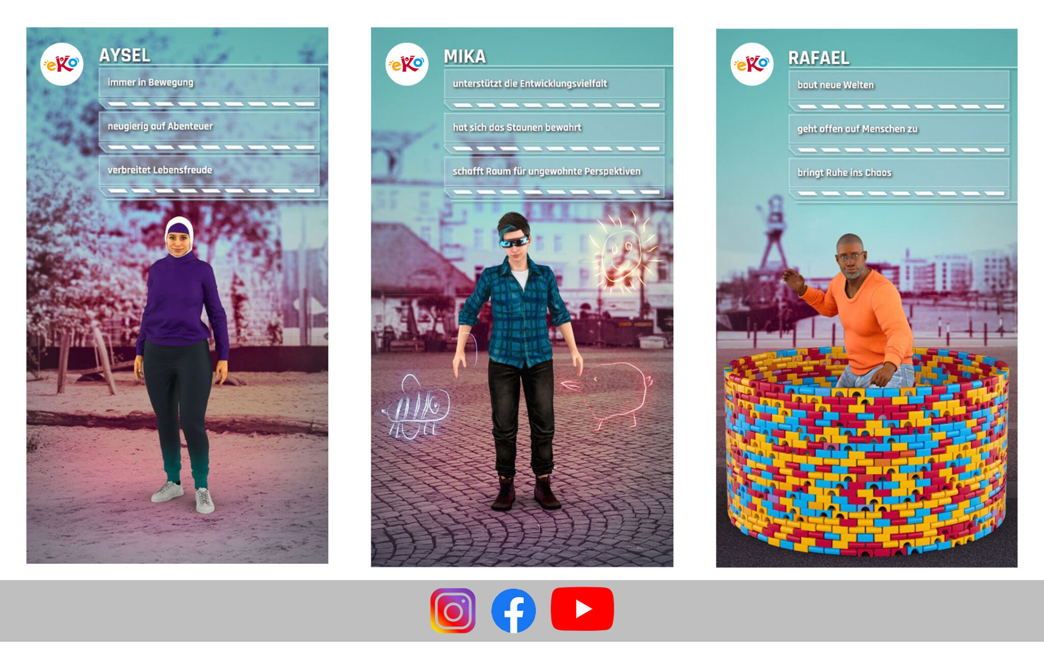 Besser als jedes Computerspiel, neue Werbung der EKO-Kitas - Offenbach Live